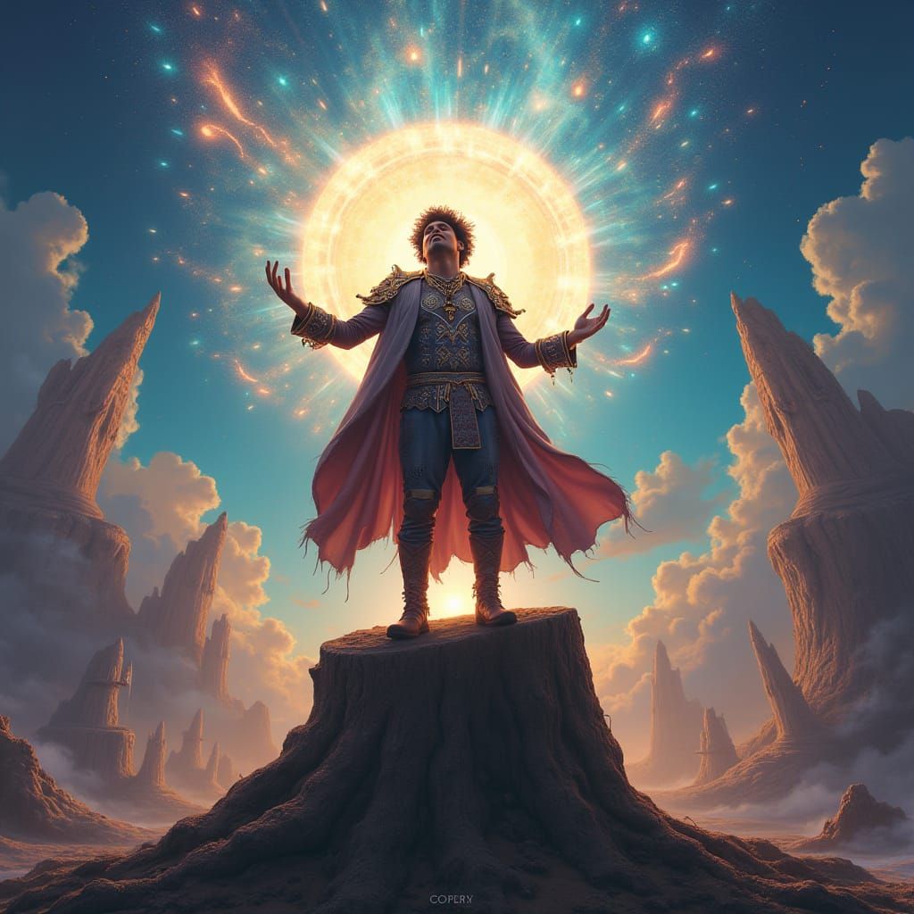 KSI singing a song - Medieval Futurist Rapper on Ancient Tre...