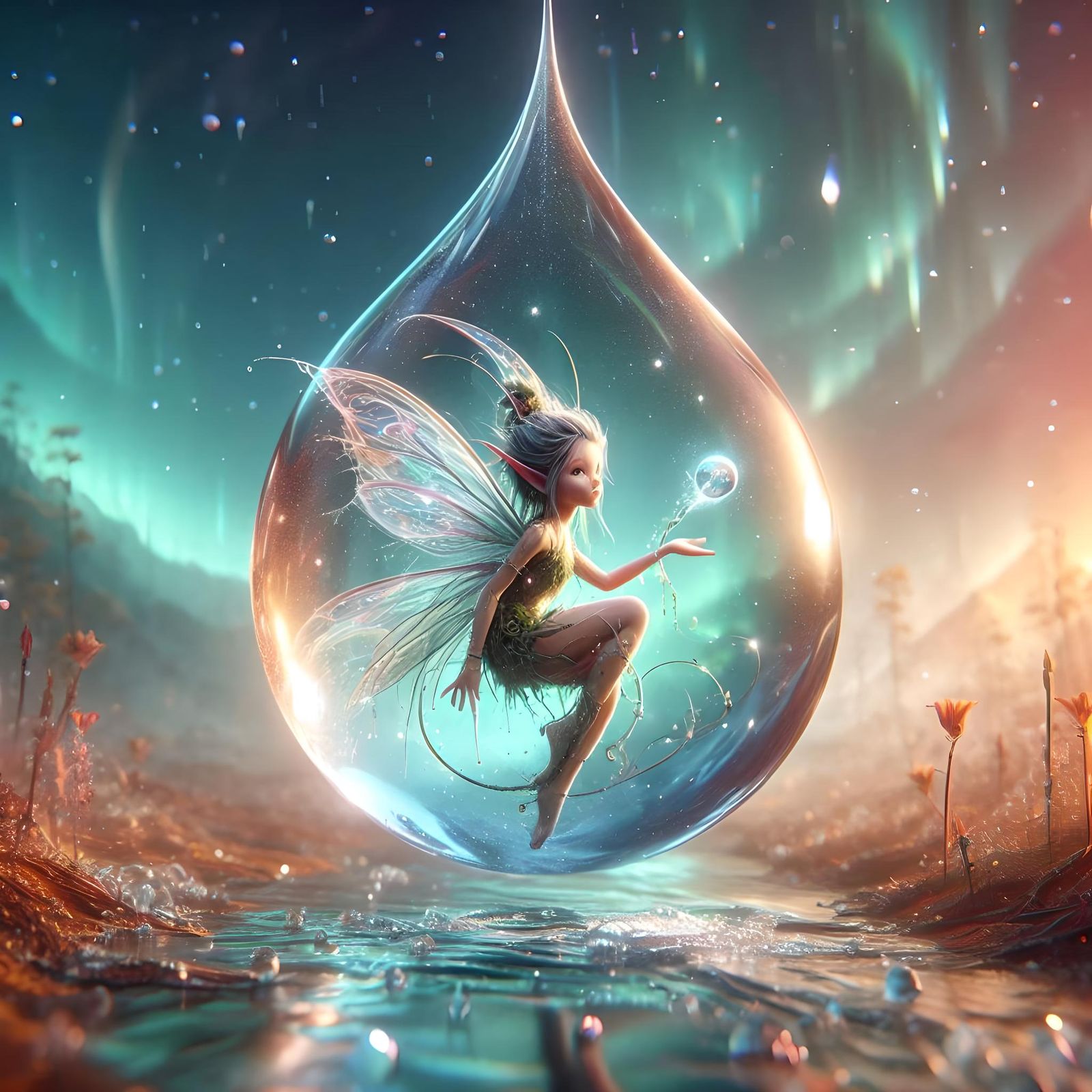 Pixie (4 variant pic's) - AI Generated Artwork - NightCafe Creator