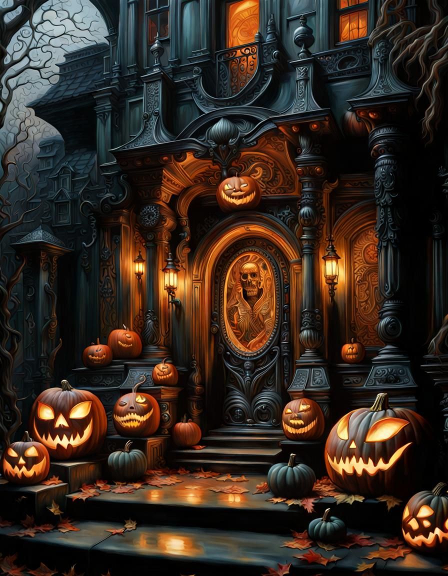 Happy Halloween - AI Generated Artwork - NightCafe Creator