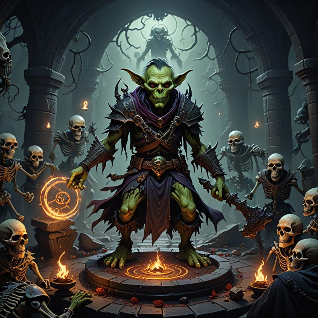 Concept art for a goblin necromancer for my 2024 ed. Slavic-inspired ...