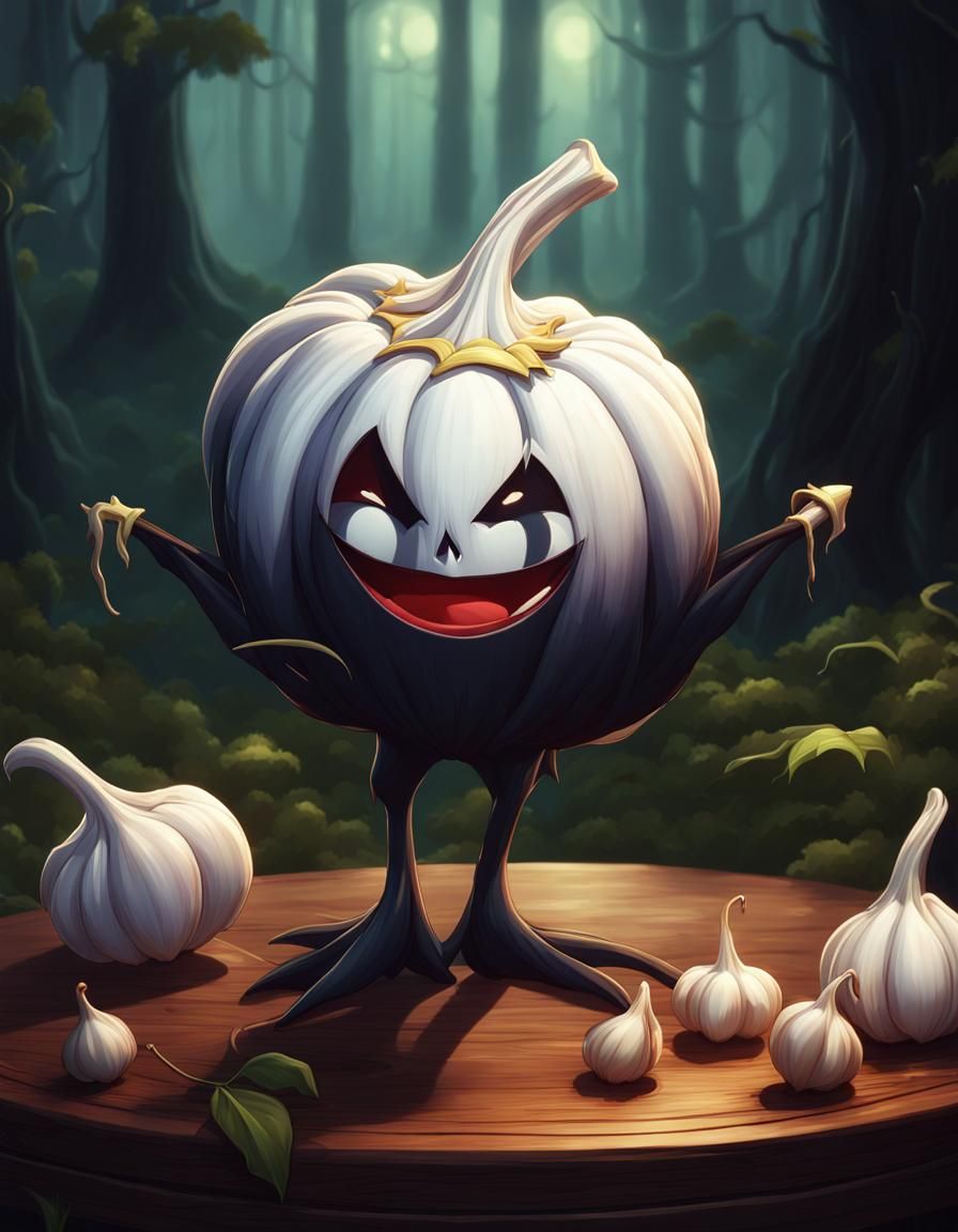 Vampire Garlic - AI Generated Artwork - NightCafe Creator