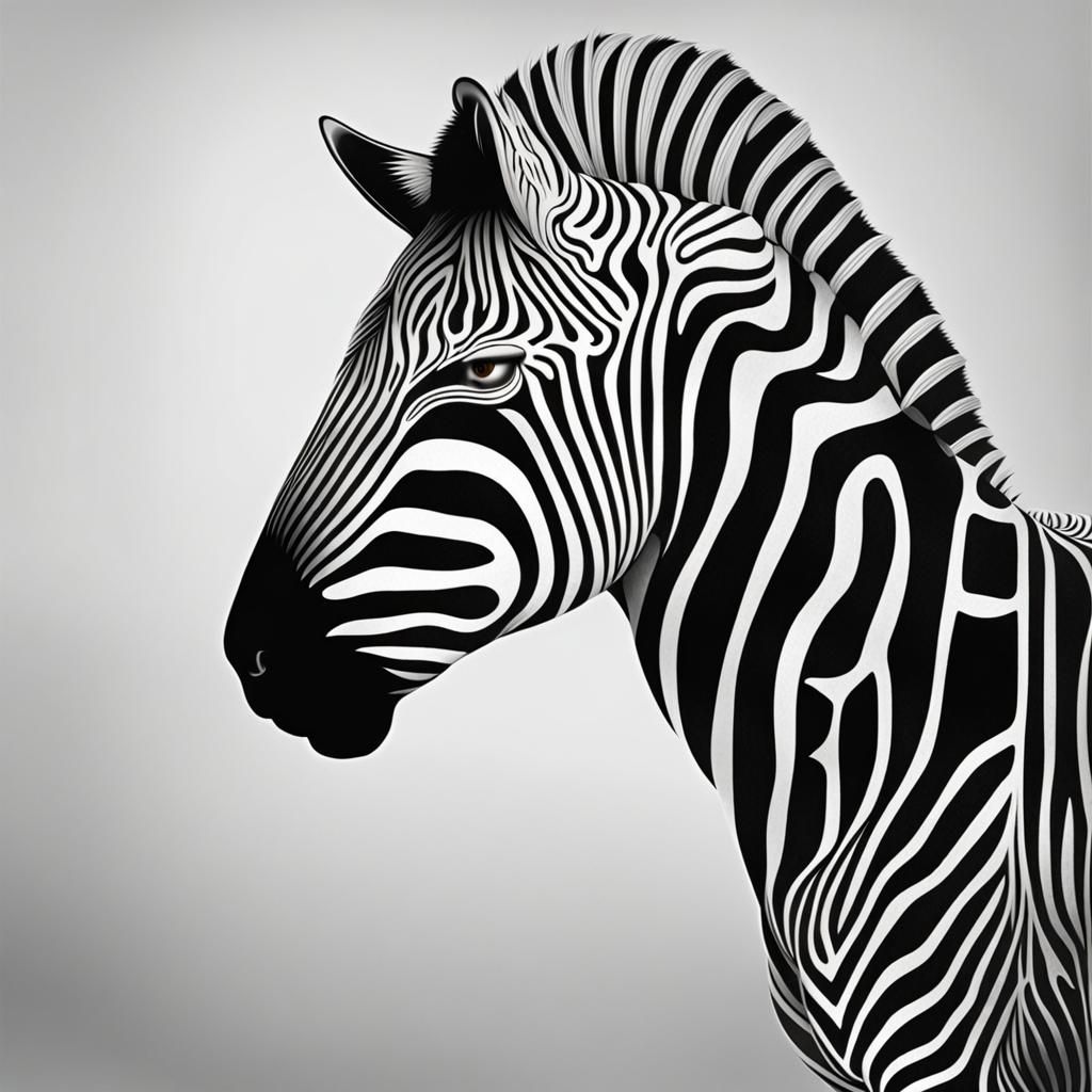 Optical illusion of animals - AI Generated Artwork - NightCafe Creator