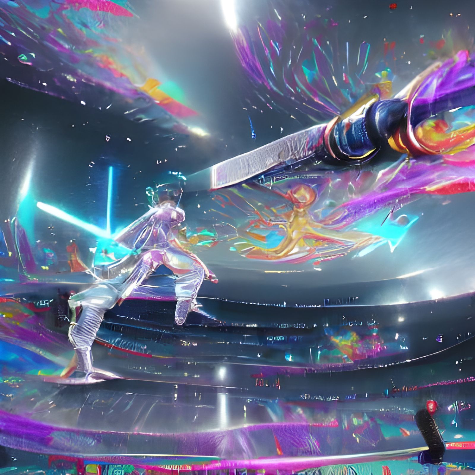 anime sword fight - AI Generated Artwork - NightCafe Creator