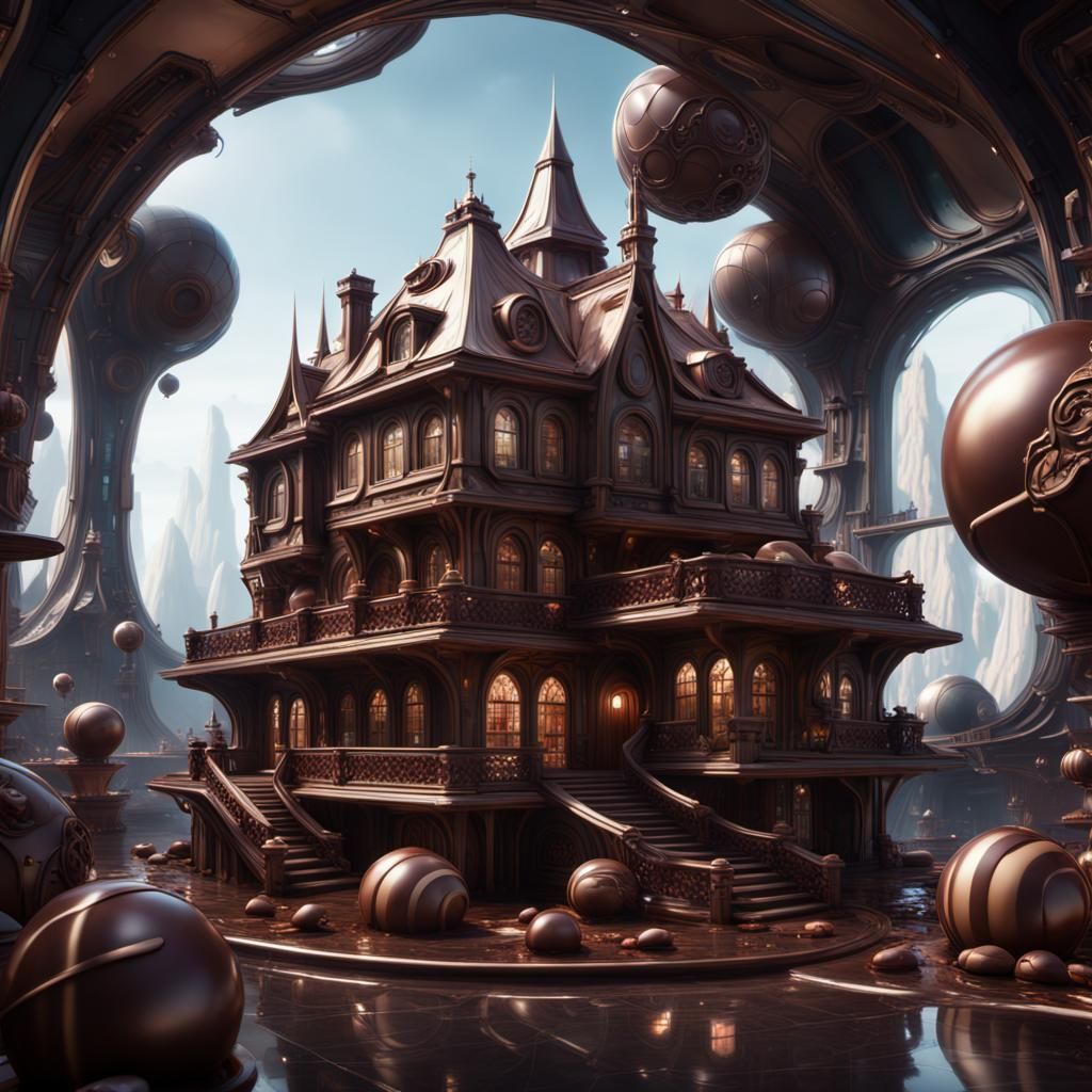 CHOCO HOUSE - AI Generated Artwork - NightCafe Creator