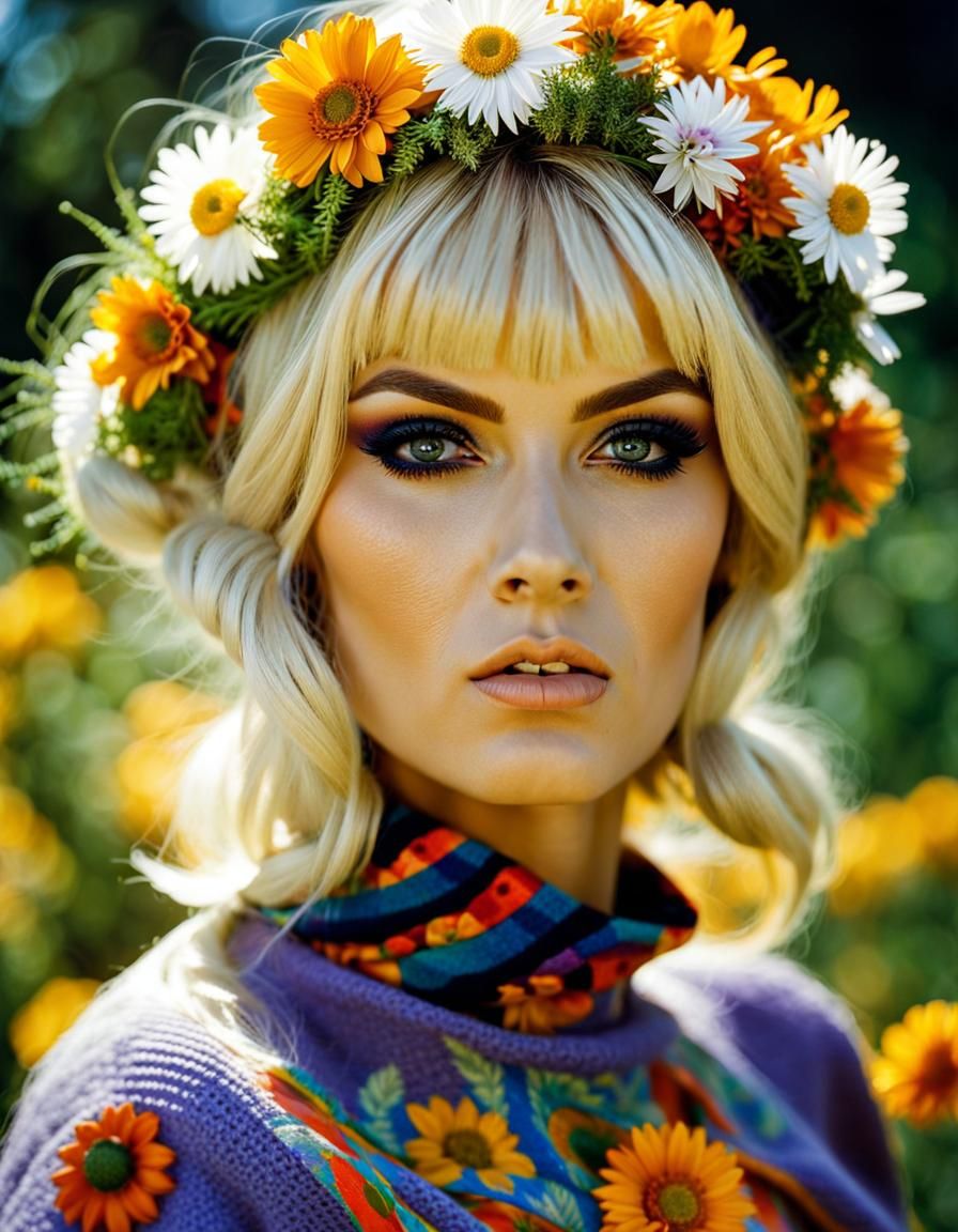 Mega Flower Power - AI Generated Artwork - NightCafe Creator