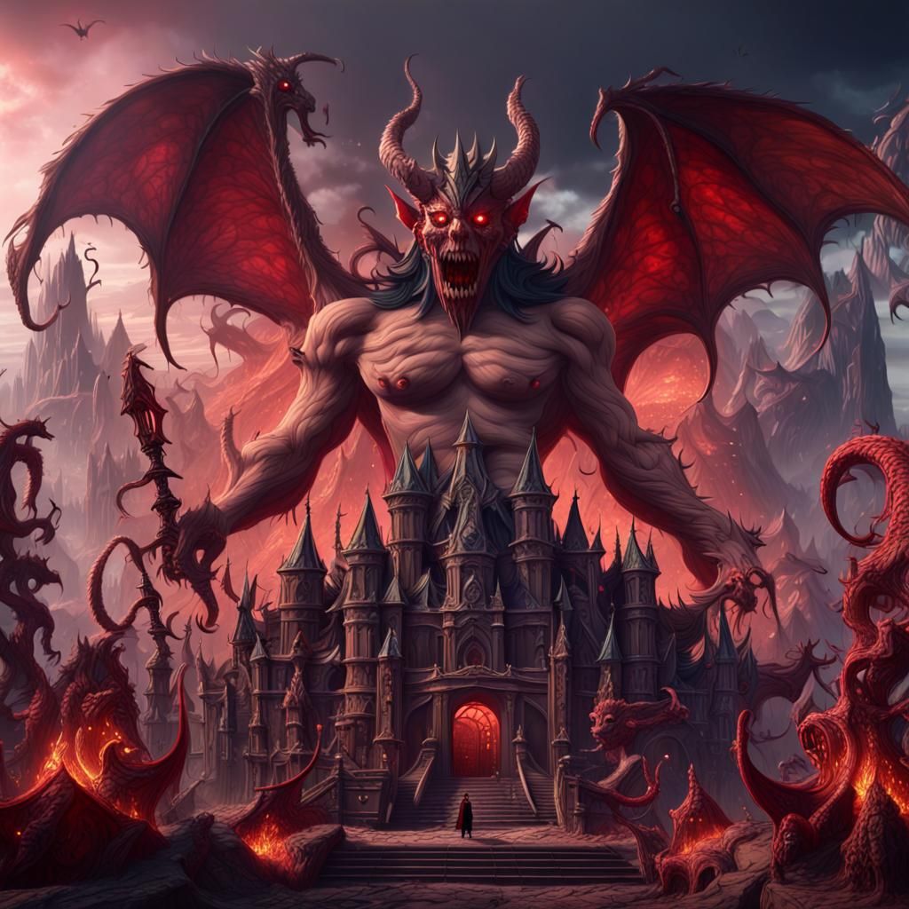 He entered the world of demons - AI Generated Artwork - NightCafe Creator