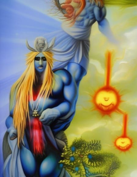 vegetable god of light in the world of darkness coming to save his ...