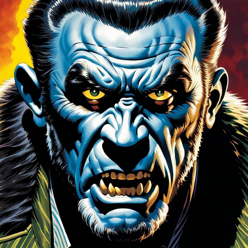 The Wolfman - AI Generated Artwork - NightCafe Creator