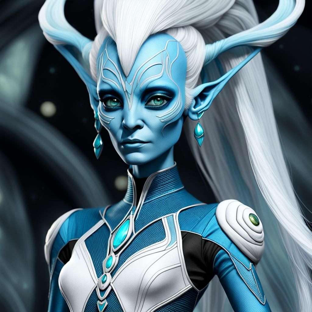 Andorian Alien - AI Generated Artwork - NightCafe Creator