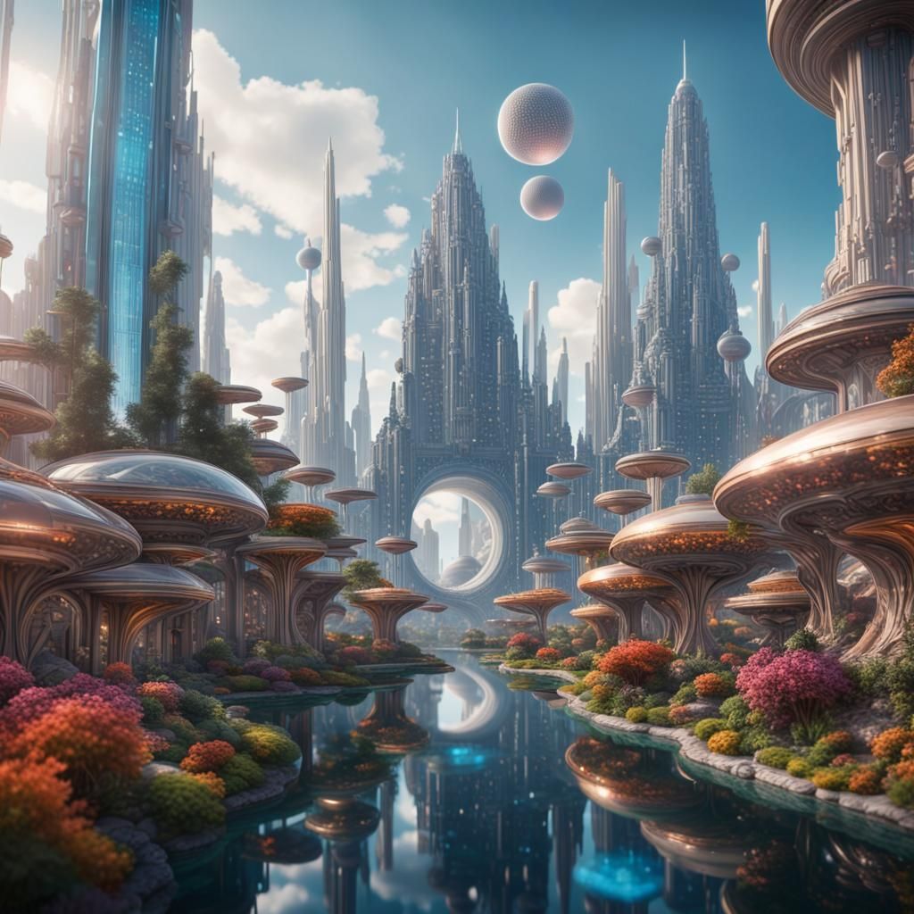 Utopia - AI Generated Artwork - NightCafe Creator
