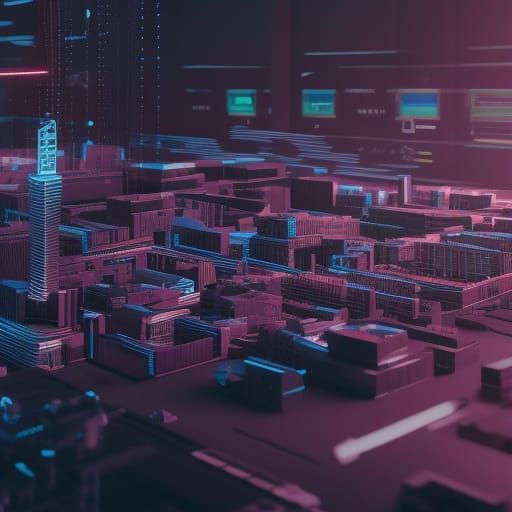 Tomorrow Supply Chain - AI Generated Artwork - NightCafe Creator