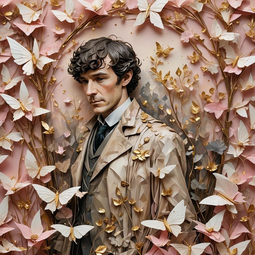 🌷Paper Series - Sherlock Holmes - AI Generated Artwork - NightCafe Creator