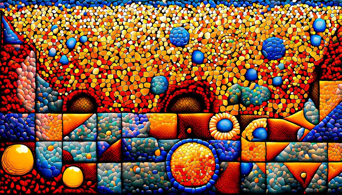 neo-abstract cubism , pointillism blobitecture , the last bee on mars 2 ...