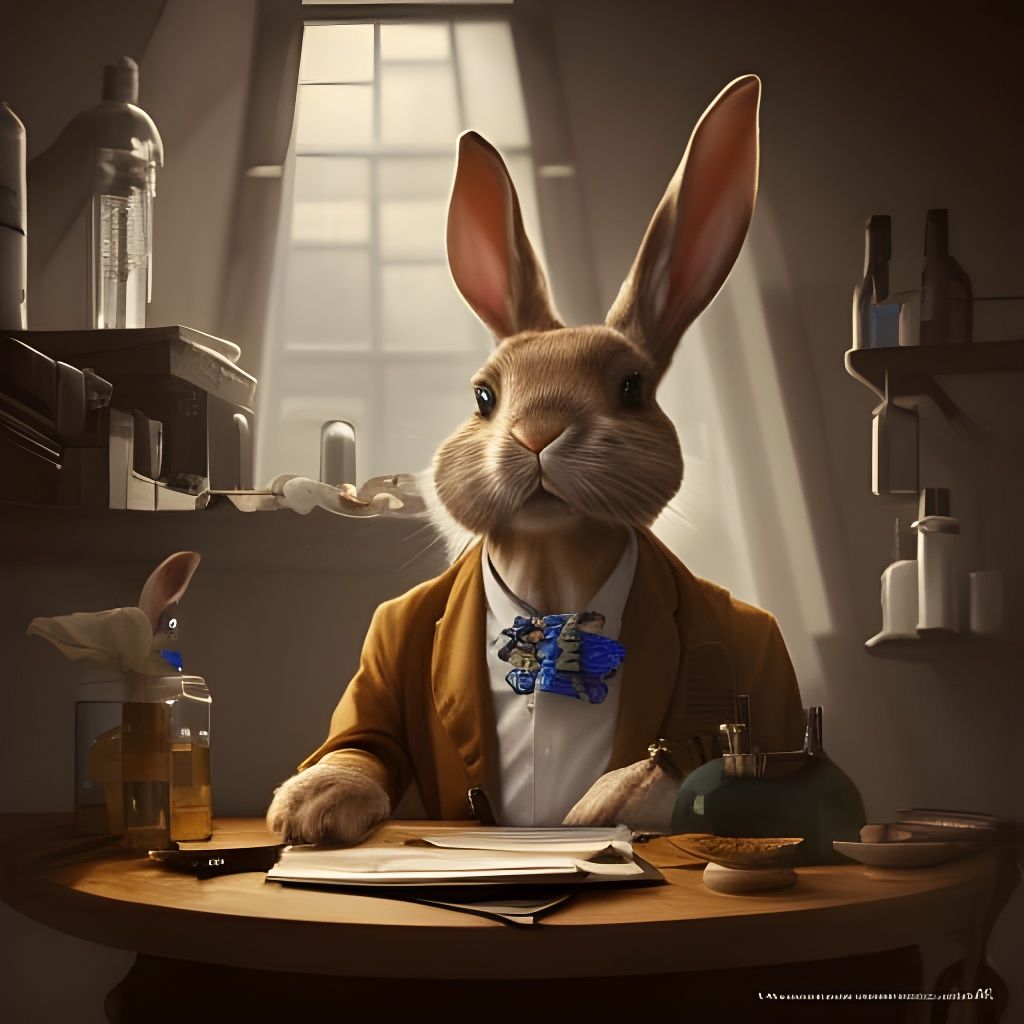Dr Rabbit - AI Generated Artwork - NightCafe Creator