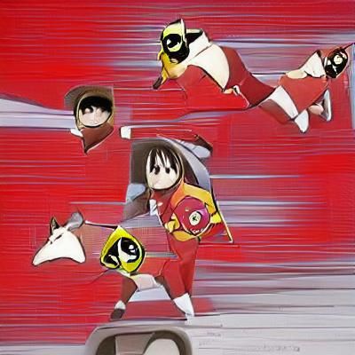 Azumanga sentai achaos - AI Generated Artwork - NightCafe Creator