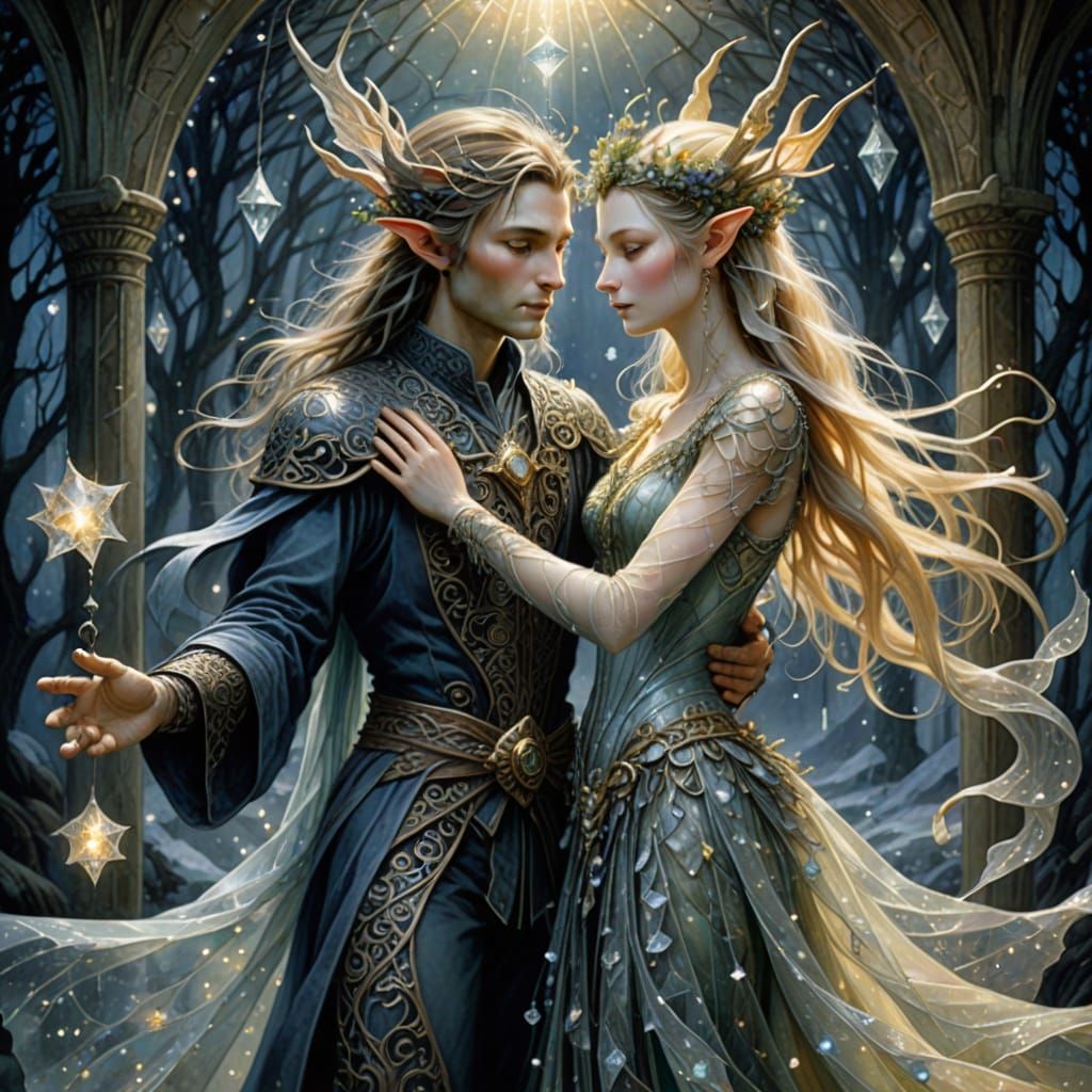 danza mistica del bosque - Mystical Elven Dance in Crystal C...