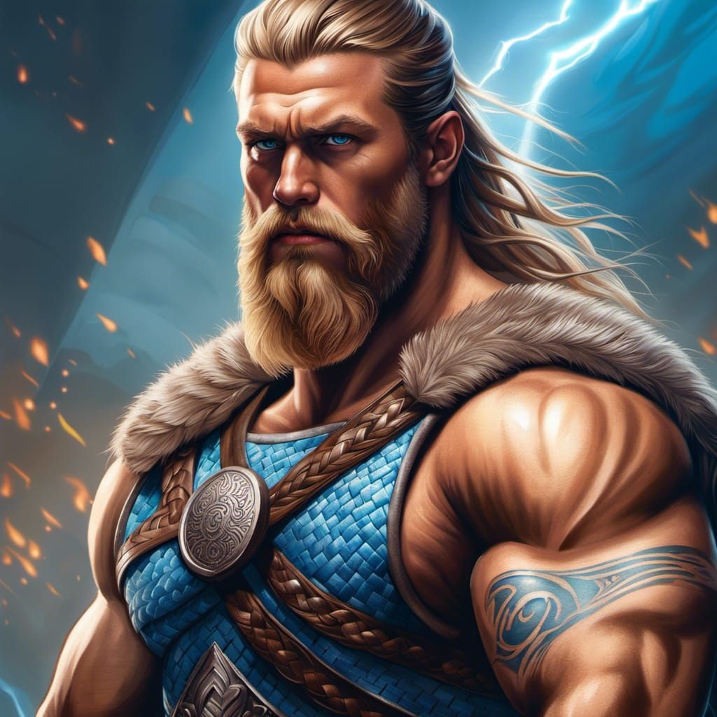Viking. Thor Odinsson - AI Generated Artwork - NightCafe Creator