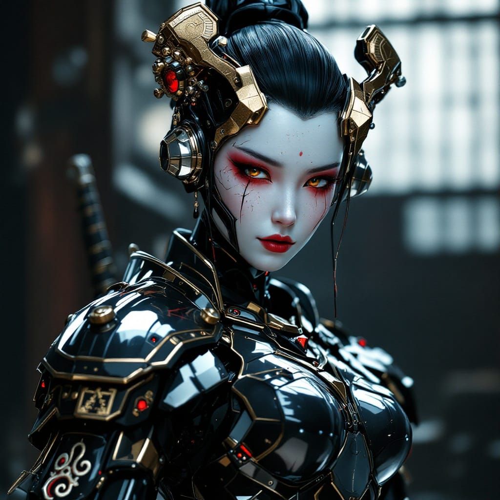 Geisha warrior of the future - Geisha warrior of the future