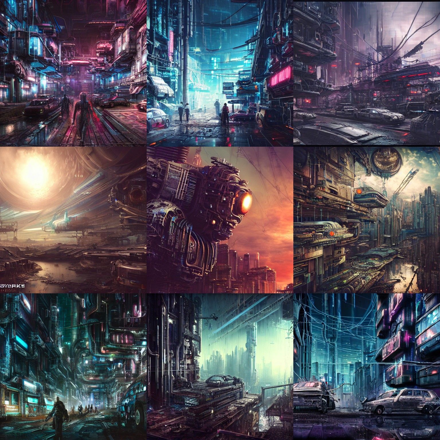 TechPunk Extravaganza - AI Generated Artwork - NightCafe Creator