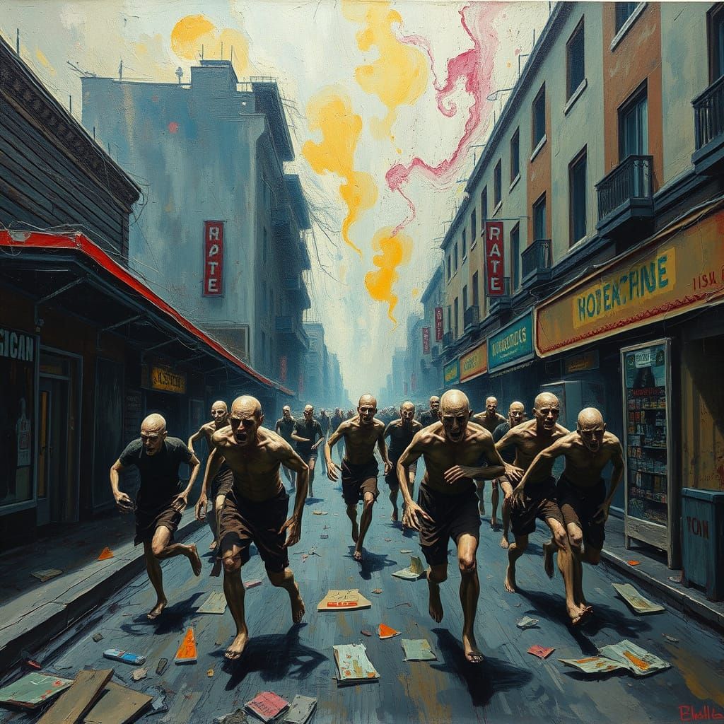 "harsh winds moral panic rush to the shops fences torn apart the ...