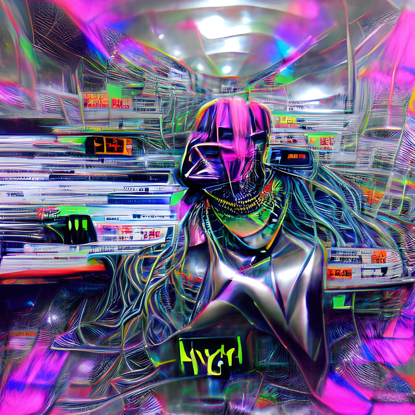 LYSERGIC HYPERSPACE 2022 - AI Generated Artwork - NightCafe Creator