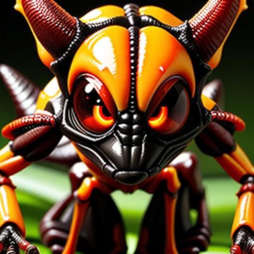 Cute alien insectoid creature from the depths of hell. - AI Generated ...