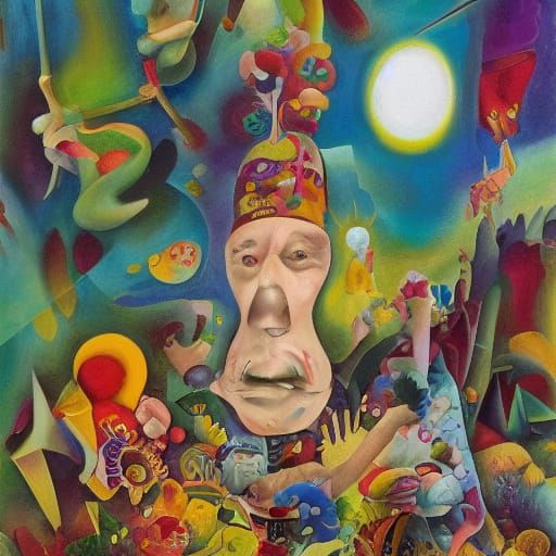 Dreamlike Surrealism in Claymation: A Vampire and ... - AI Art