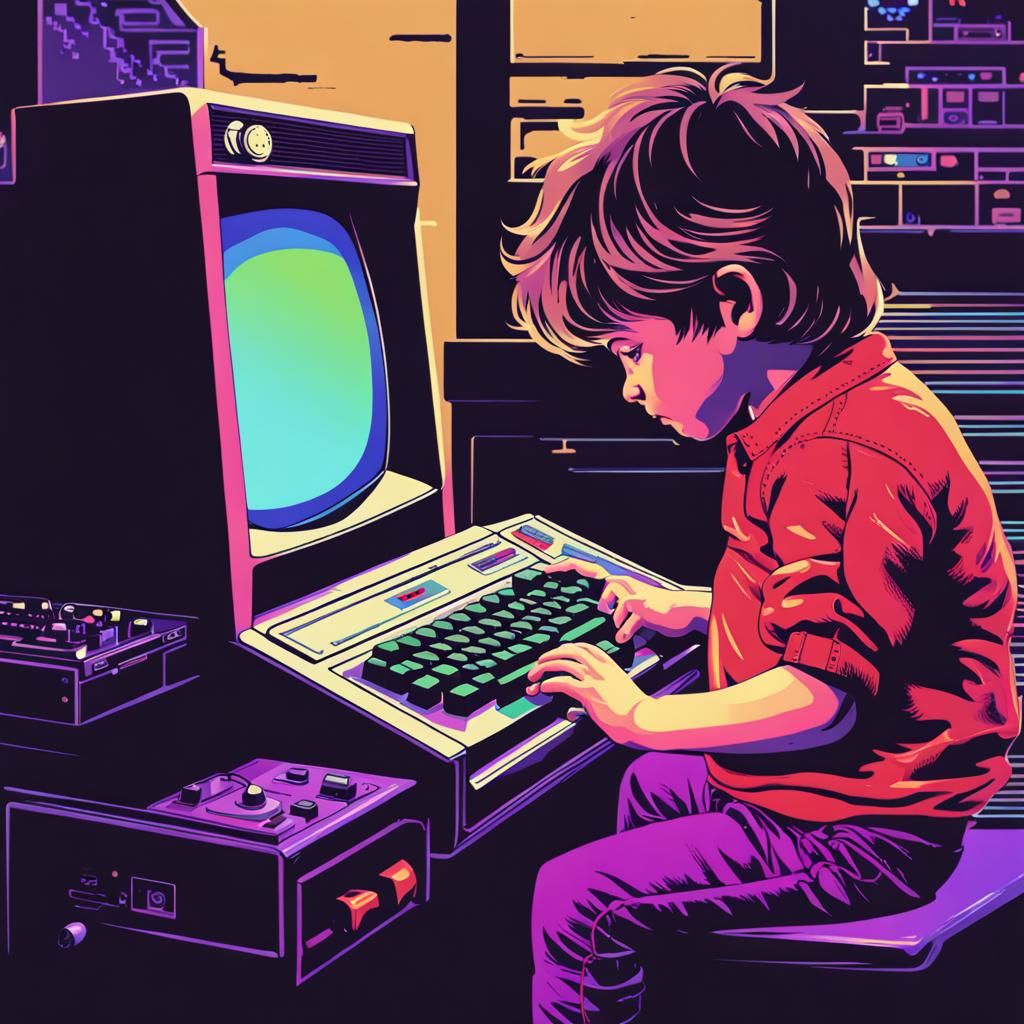 Commodore 64 - AI Generated Artwork - NightCafe Creator