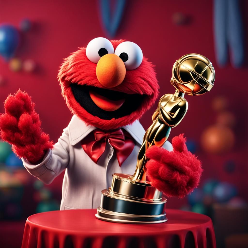 A prize for Elmo! - AI Generated Artwork - NightCafe Creator