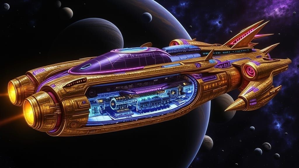 Starship UPA Kulta Sikka 18982 Cruiser Class