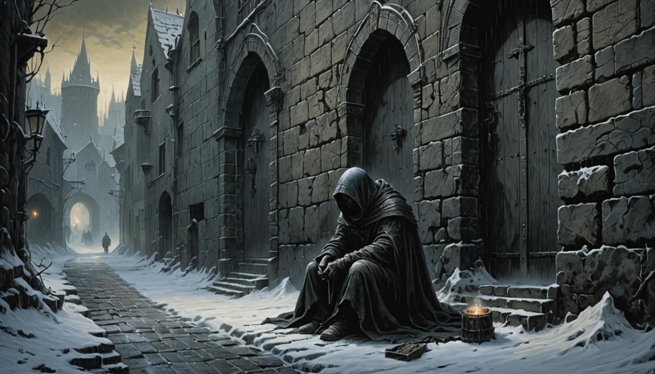 Dark Solitude - AI Generated Artwork - NightCafe Creator