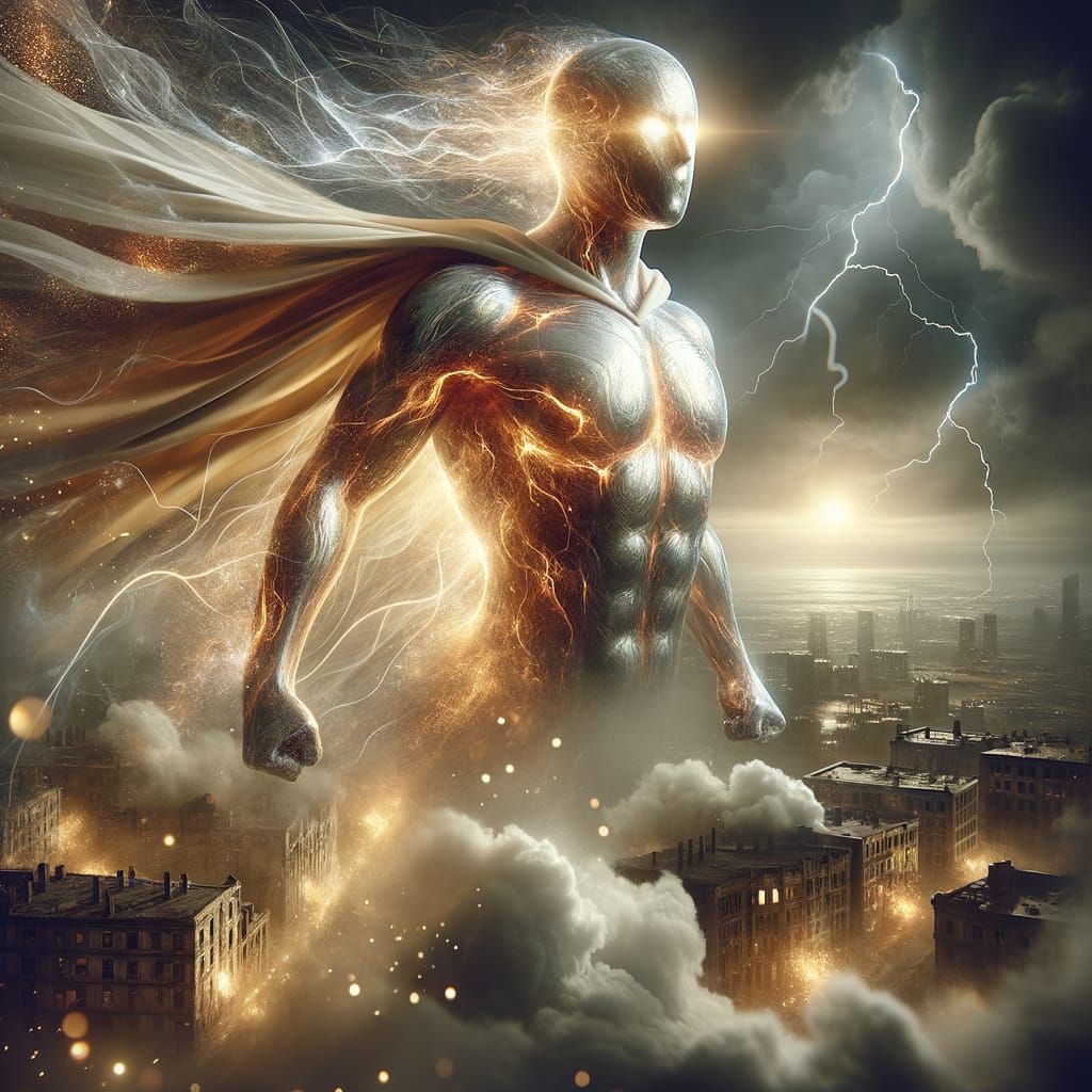 Faceless Superhero - AI Generated Artwork - NightCafe Creator