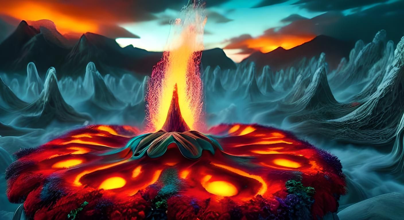 flower of fire - AI Generated Artwork - NightCafe Creator