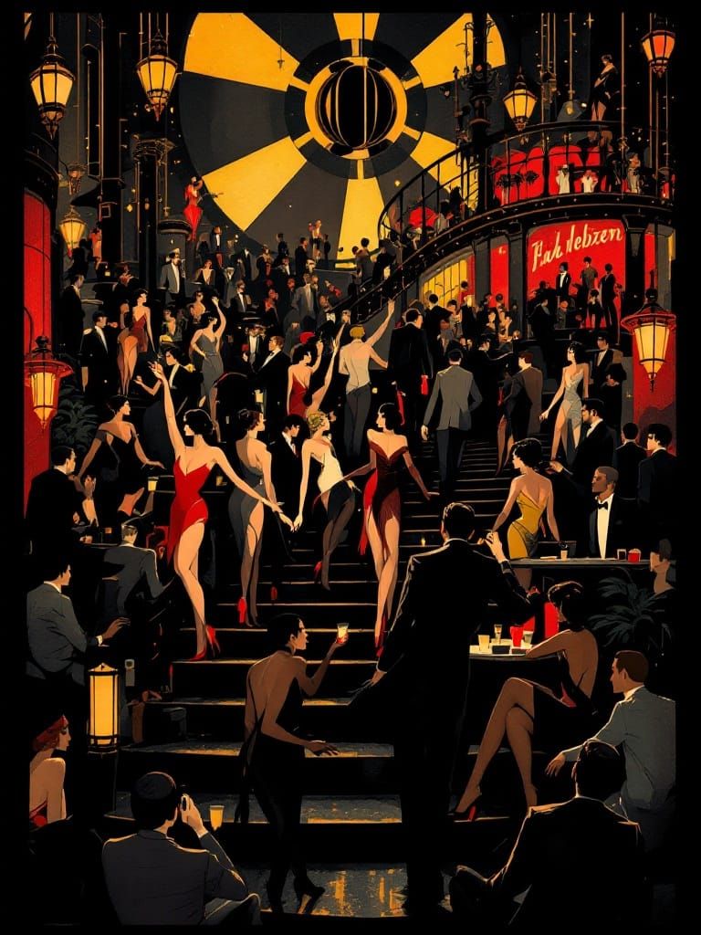 Berlin Cabaret Revival: A Decadent Weimar Republic... - AI Art