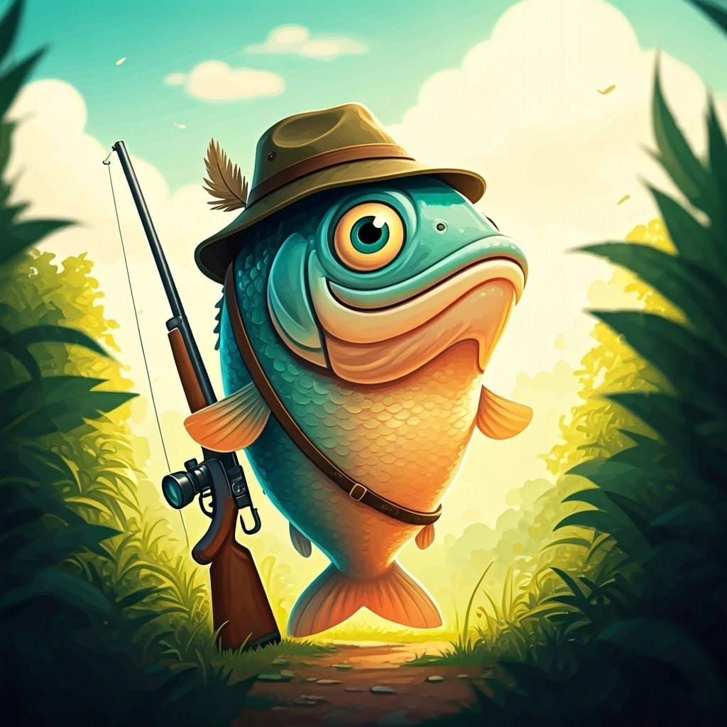 Emojis: an emoticon created with the mixture of two themes, hunting and ...