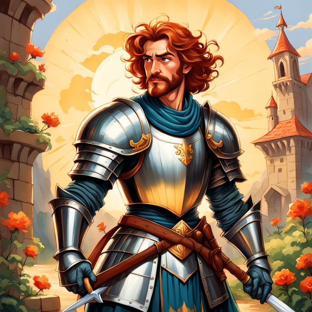 Sun-loving Knight Cuthred - AI Generated Artwork - NightCafe Creator