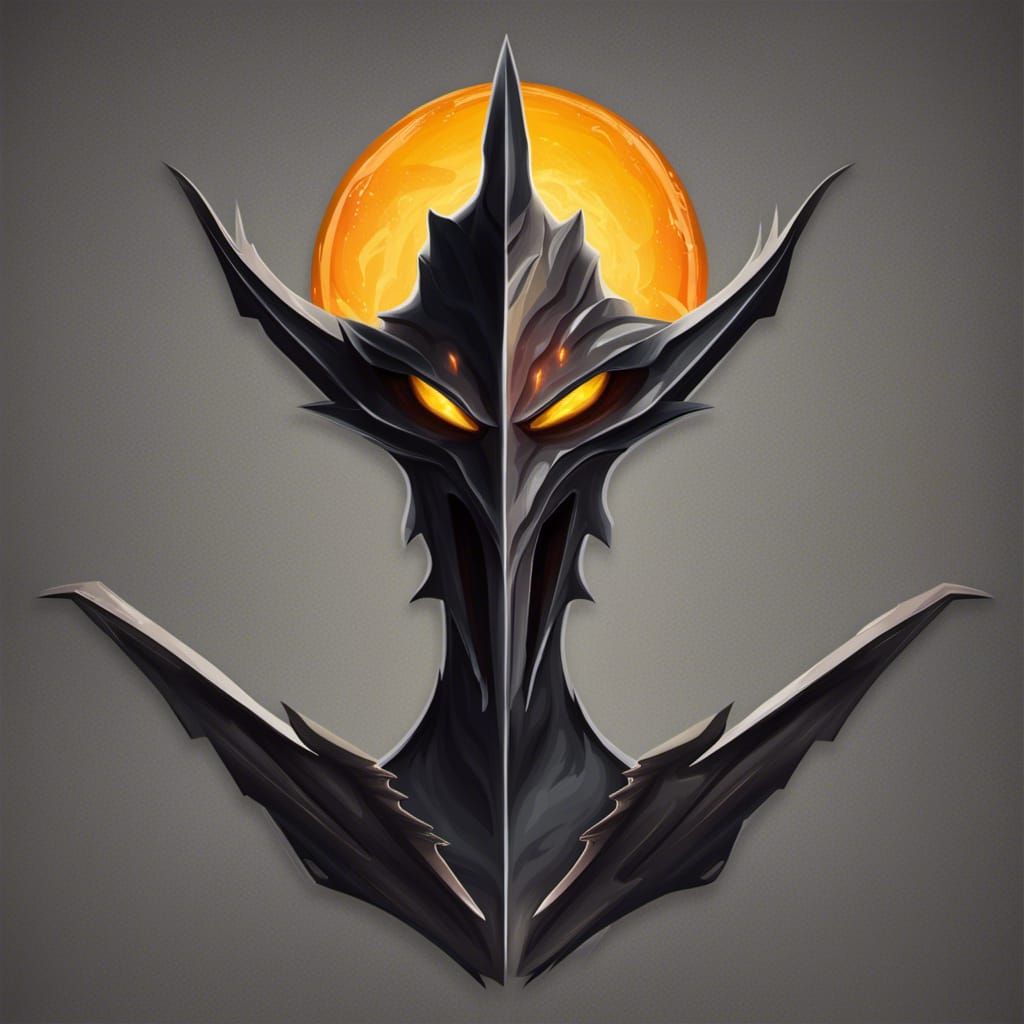 Sauron emoji, single image - AI Generated Artwork - NightCafe Creator