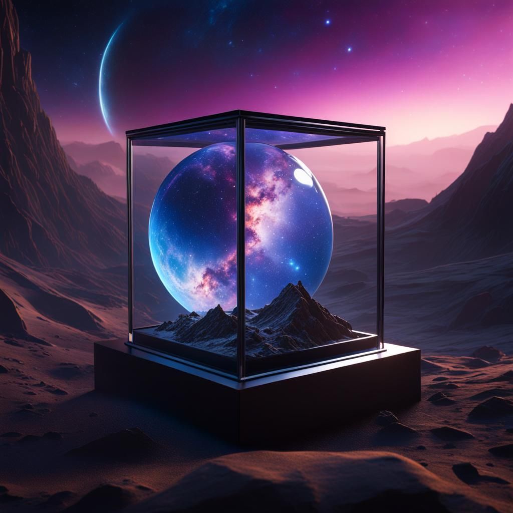 Galaxy, infinite - AI Generated Artwork - NightCafe Creator