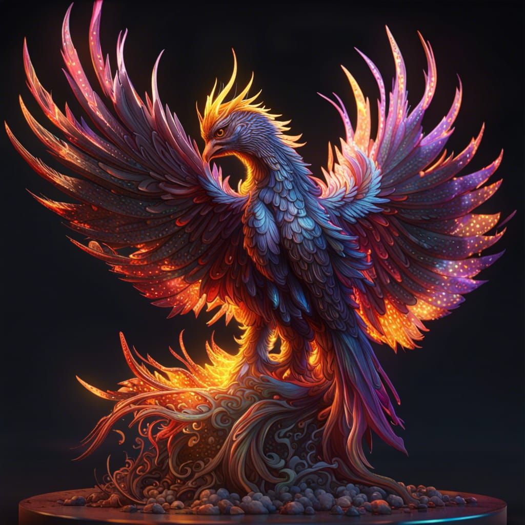Phoenix - AI Generated Artwork - NightCafe Creator