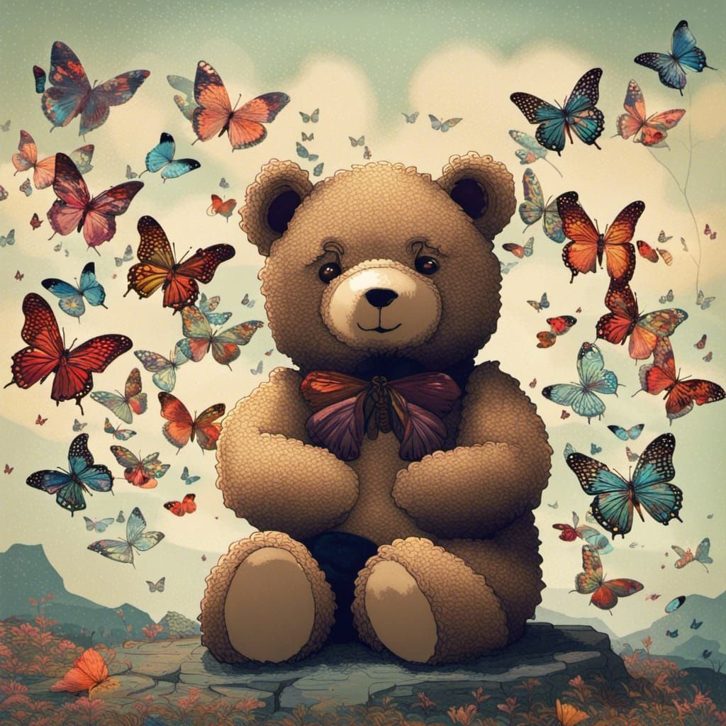 Butterbear - AI Generated Artwork - NightCafe Creator