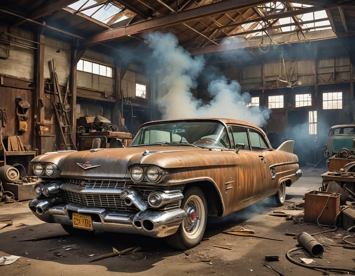 1959 Cadillac Miller-Meteor barnfind - AI Generated Artwork - NightCafe ...