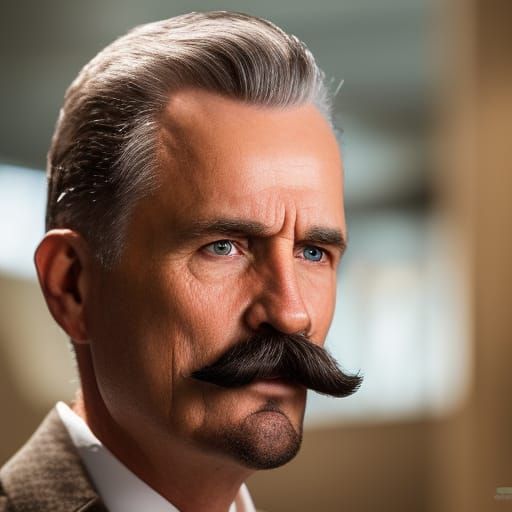 Moustache - AI Generated Artwork - NightCafe Creator