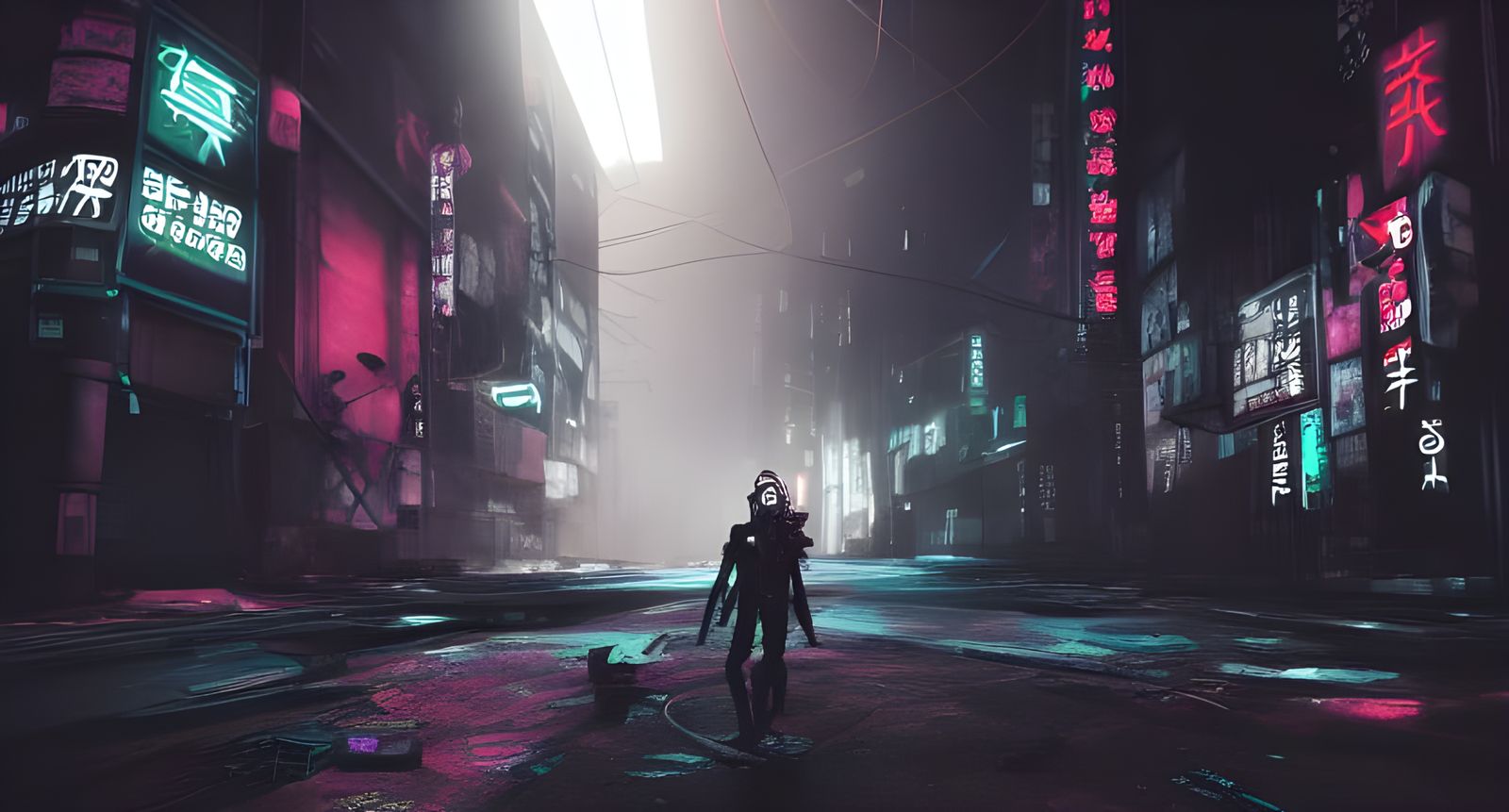 Cyber-punk Post-Apocalyptic Tokyo - AI Generated Artwork - NightCafe ...