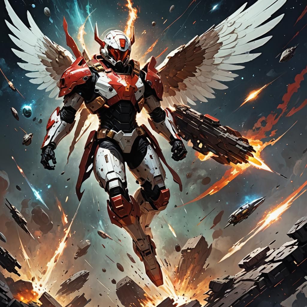 Cosmic Angel - AI Generated Artwork - NightCafe Creator