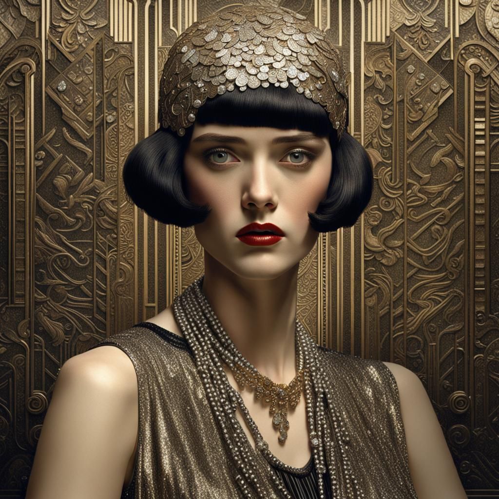 1920s flapper - AI Generated Artwork - NightCafe Creator