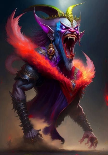 Horror Genie Out Of The Bottle - AI Generated Artwork - NightCafe Creator