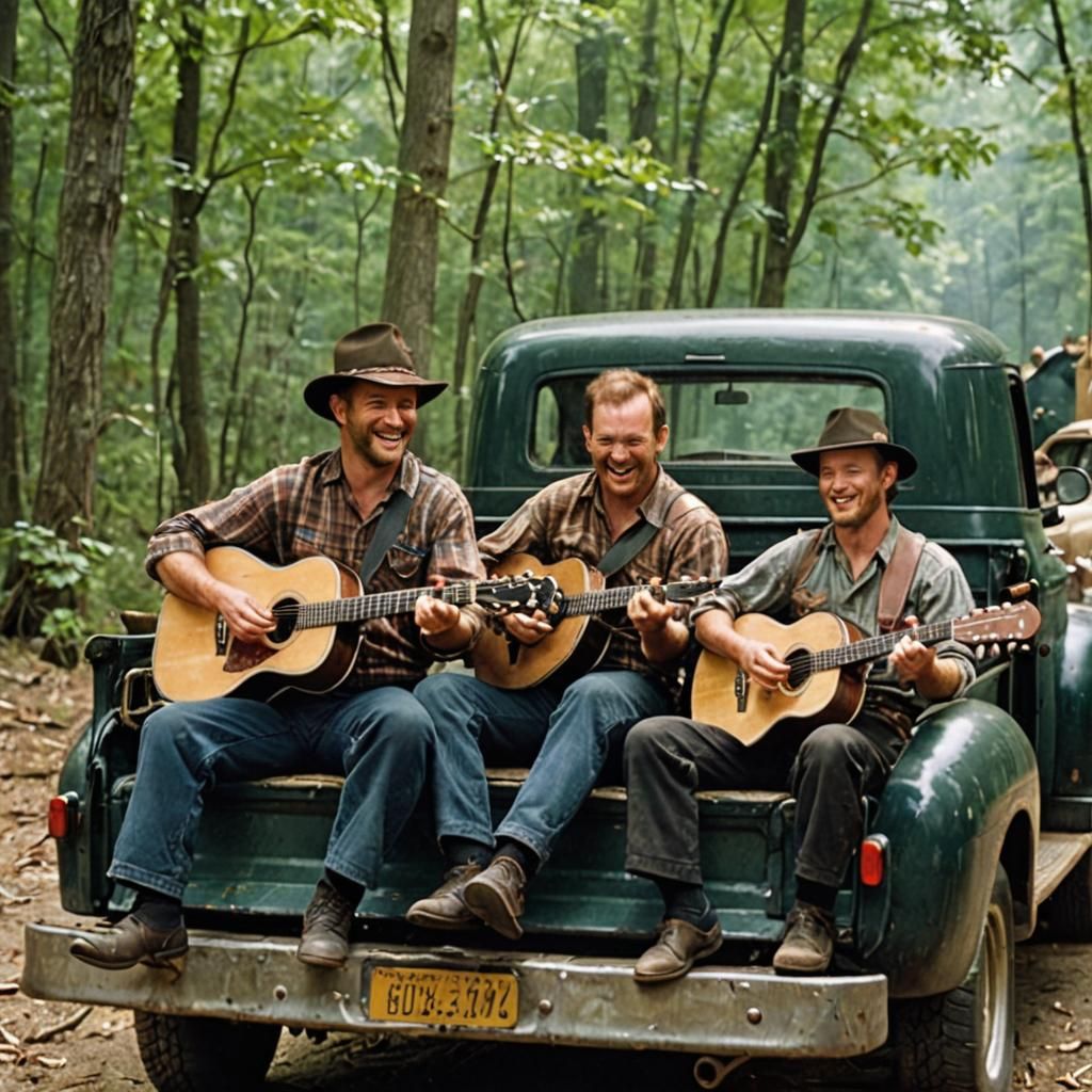 Deliverance movie. Dueling banjos. - AI Generated Artwork - NightCafe ...