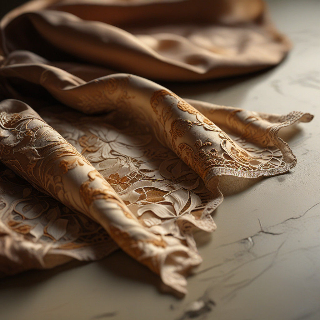 The ephemeral nature of life: a handkerchief falling to the ground ...