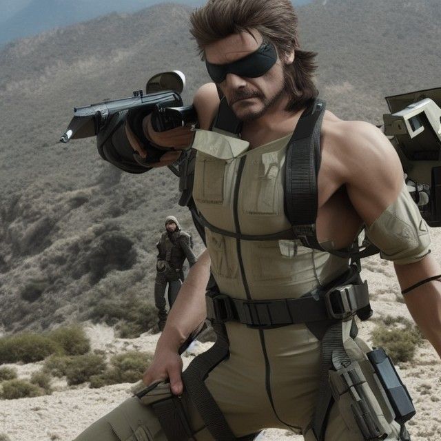 future solid snake - AI Generated Artwork - NightCafe Creator