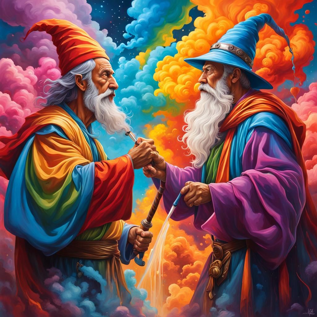 Wizards. - AI Generated Artwork - NightCafe Creator